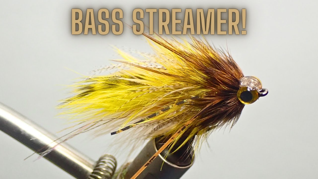 Feather Fish Bass Streamer Fly Tying Demo - YouTube