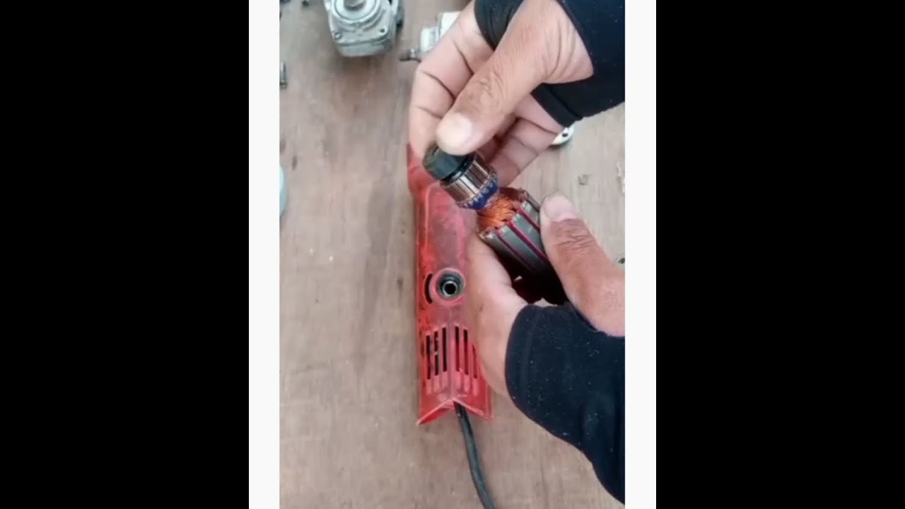 how to repair grinder machine - YouTube