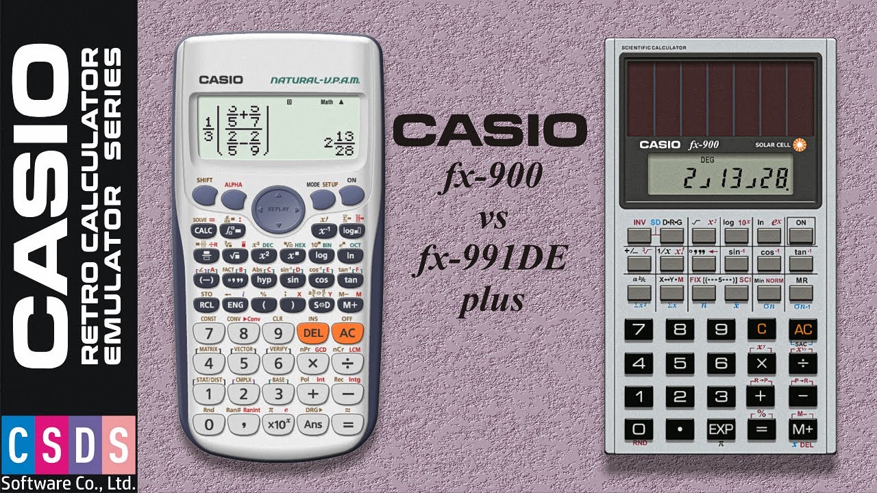Fraction Operation With Vintage Scientific Calculator Casio Fx 900 fraction-operation-with-vintage-scientific-calculator-casio-fx-900