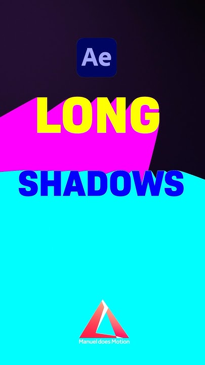 Creating Long Shadows in After Effects | Tutorial - YouTube