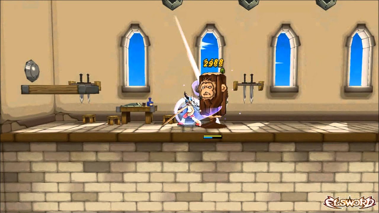 [Elsword] - Lord Knight Skill: Wind Slicer - YouTube