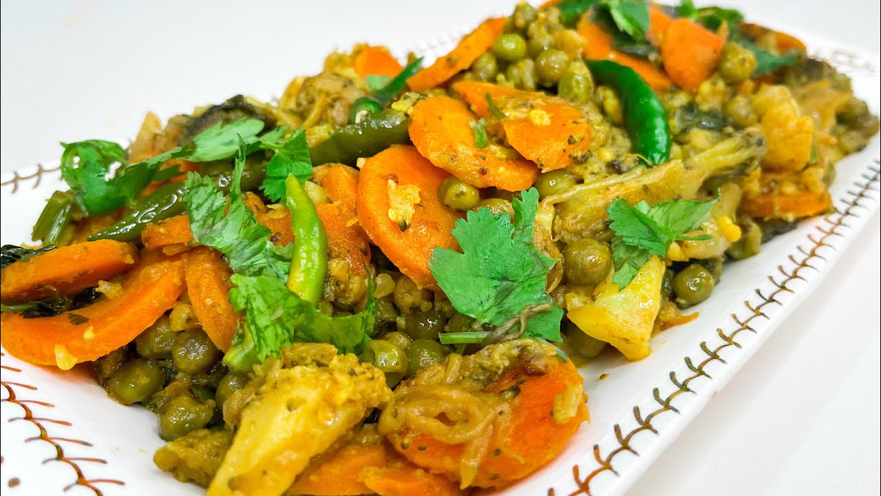 How to Make Bangladeshi Vegetable Bhaji - YouTube