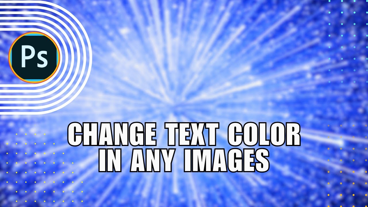 💲 LEARN: How to change Text color in any images | FIX Problem - YouTube