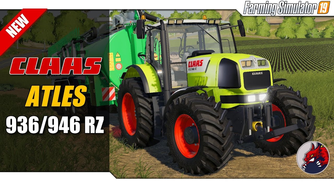 FS19 | CLAAS ATLES 936/946 RZ v1.0.0.0 - review - YouTube