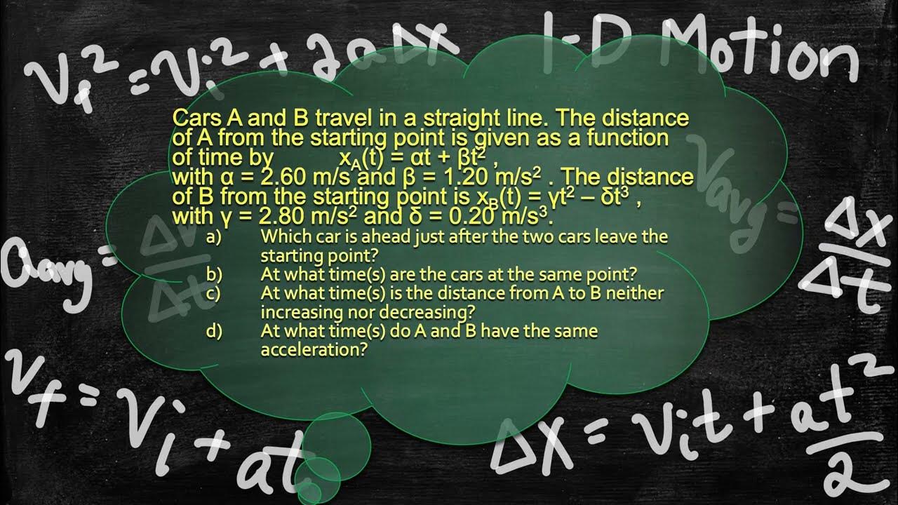 Physics Problem Solver Velocity and Position - 1-D Motion - Calculus ...