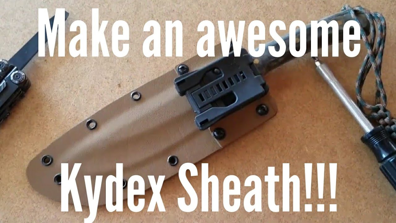 Condor Solobolo Kydex Sheath - FIRST ATTEMPT!!! I DID PRETTY GOOD ...