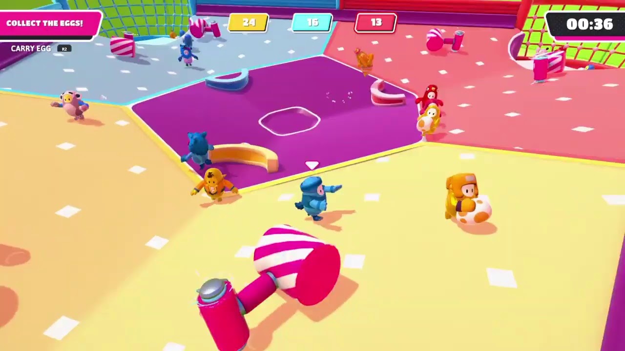 Fall guys pushing to fame 40 - YouTube