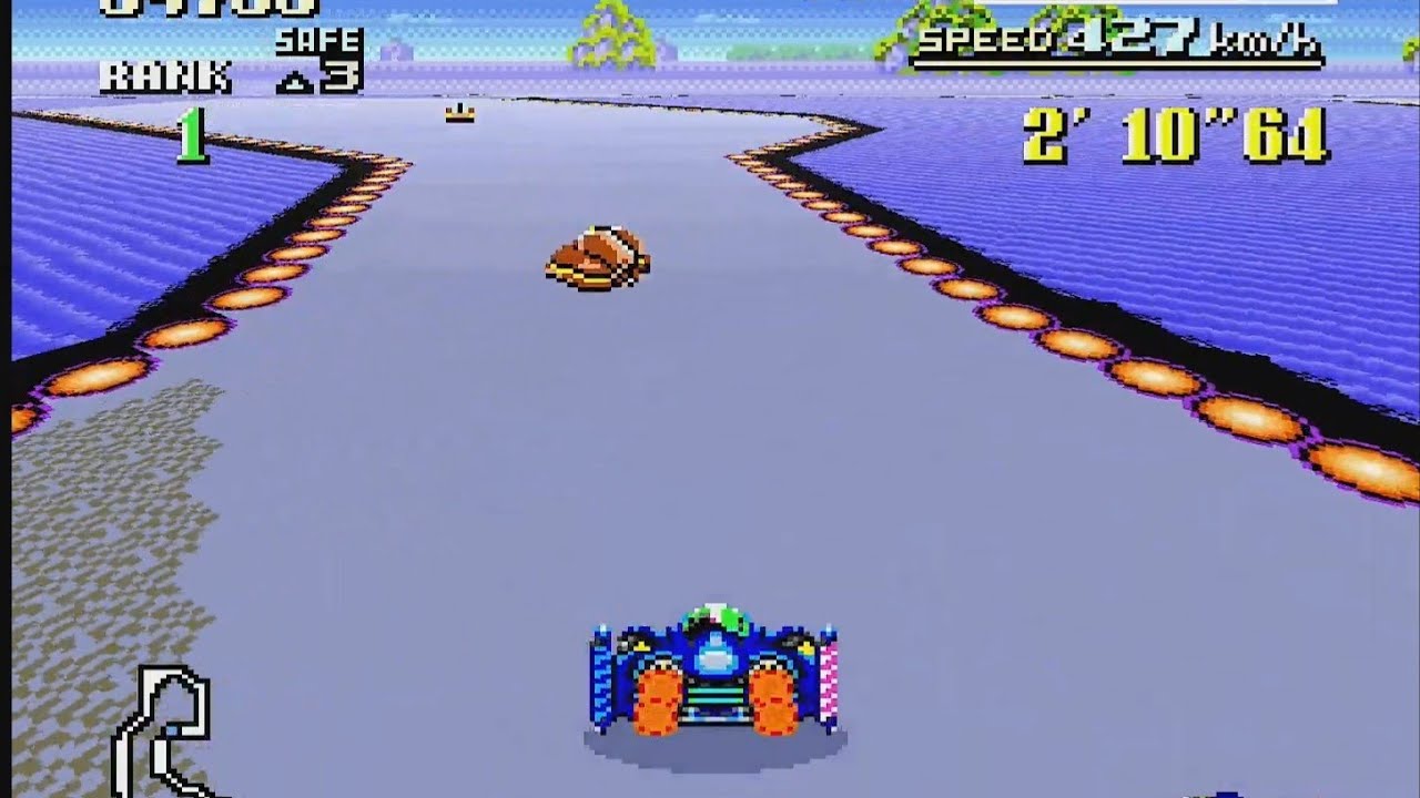 SNES - F ZERO - HD MODE 7 GAMEPLAY WITH BSNES EMULATOR - YouTube