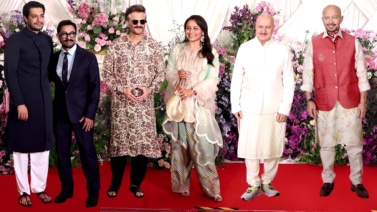 Rani Mukherjee, Aamir Khan, Anil Kapoor And Rakesh Roshan Attend Sooraj ...