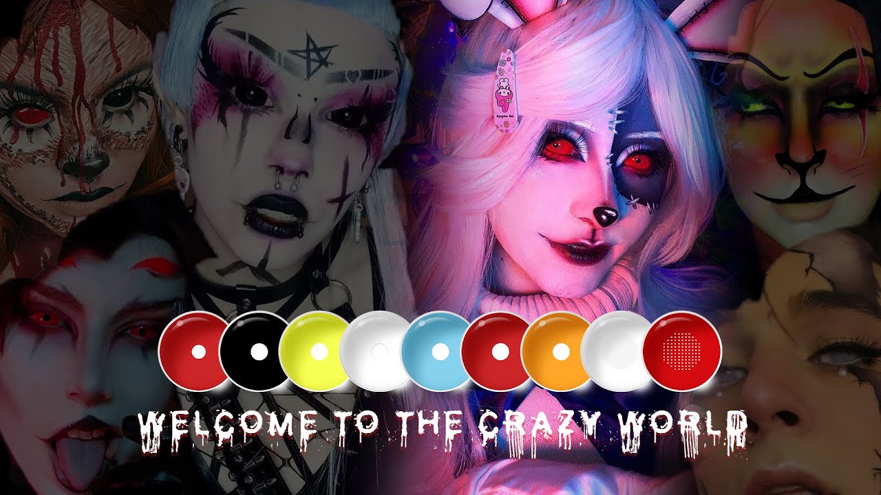FDA Approved Sclera Contact Lenses. Costumes, Cosplay, & More! - YouTube