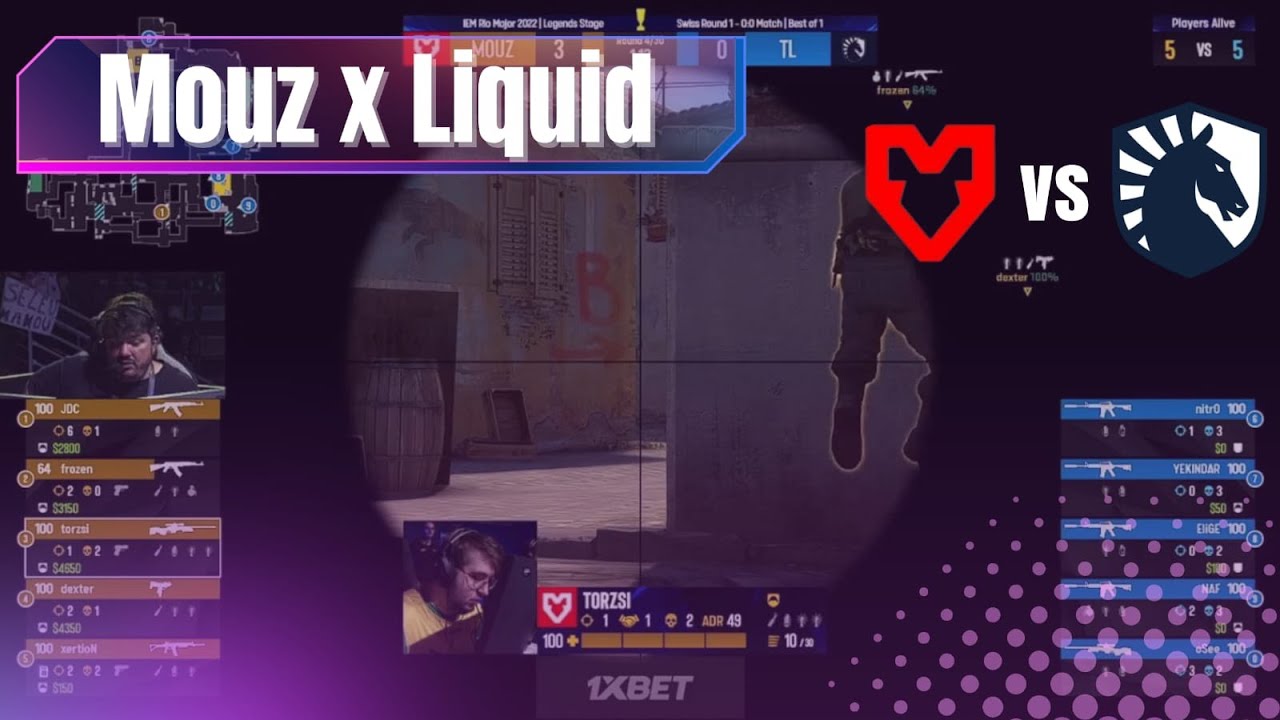 Partida completa| Mouz x Liquid| Major in Rio 2022. - YouTube