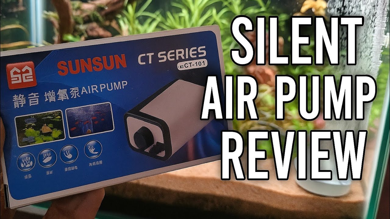 Most Silent Aquarium Air Pump Ever? | SunSun CT-101 One Way Pump Review ...