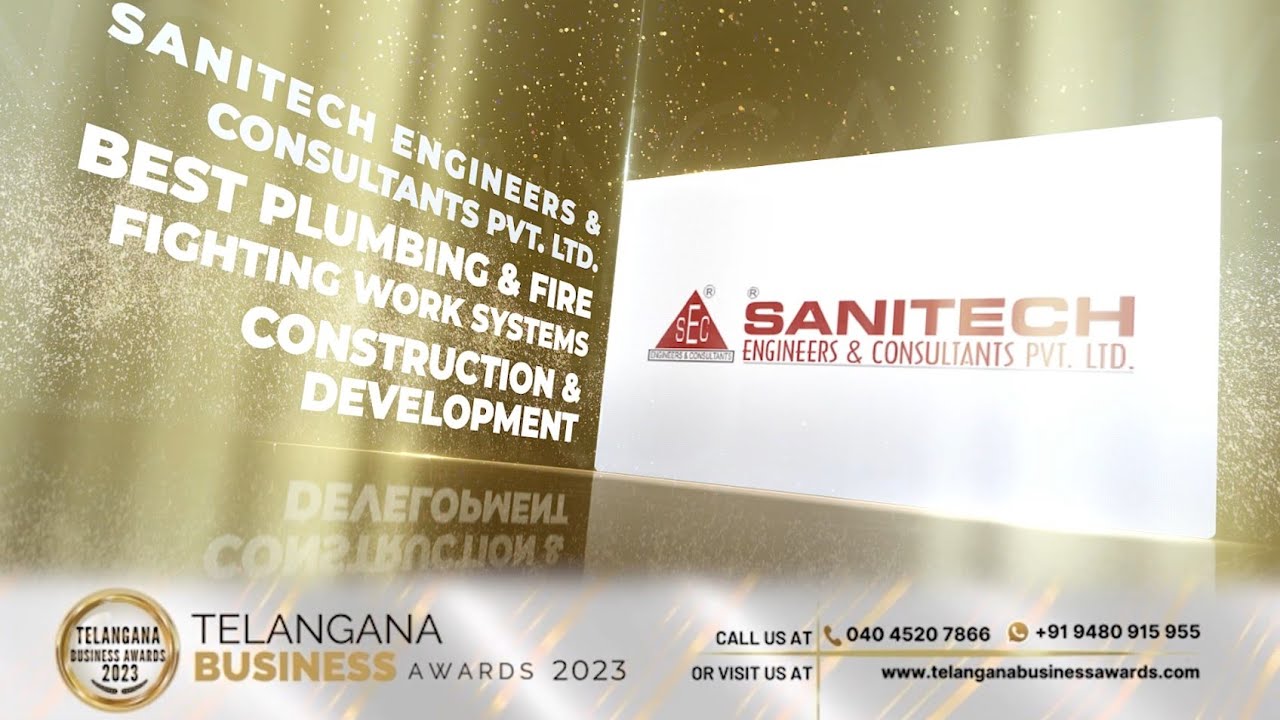 Sanitech Engineers & Consultants Pvt. Ltd. has been nominated for the Telangana Business Awards ...