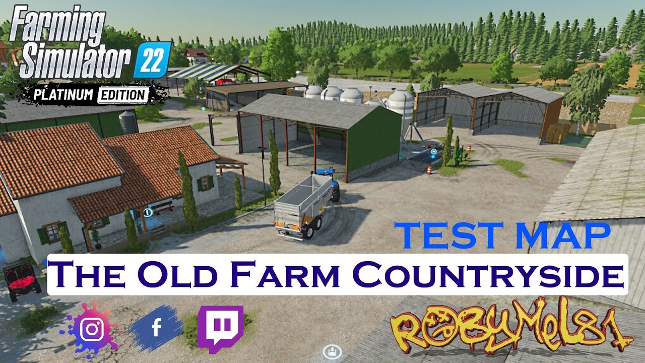 The Old Farm Countryside TEST MAP (Console/Pc) FARMING SIMULATOR 22 ...