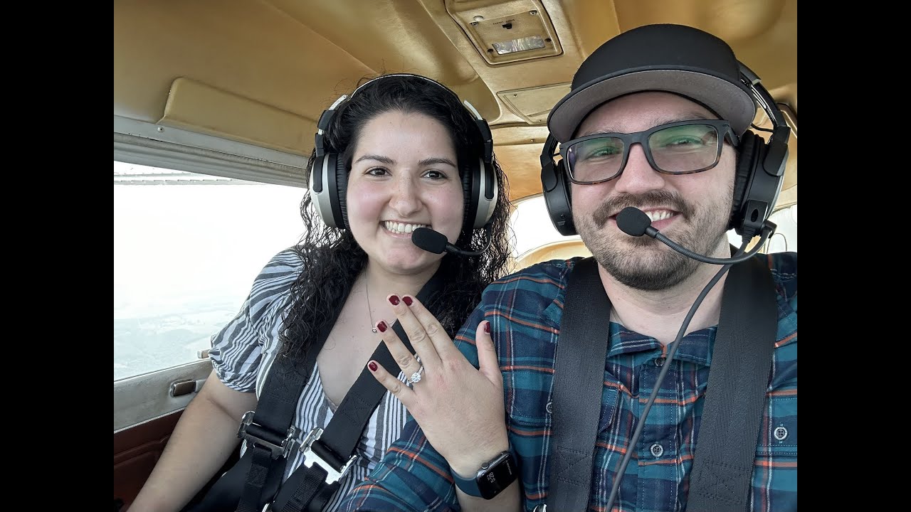 Surprise Airplane Marriage Proposal Flight - YouTube