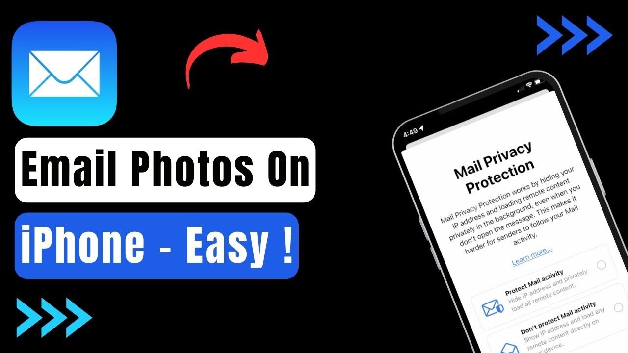 How To Email Photos On iPhone - How To Send Photos On Email ! - YouTube