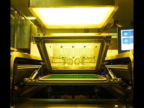 PCB exposure process - YouTube