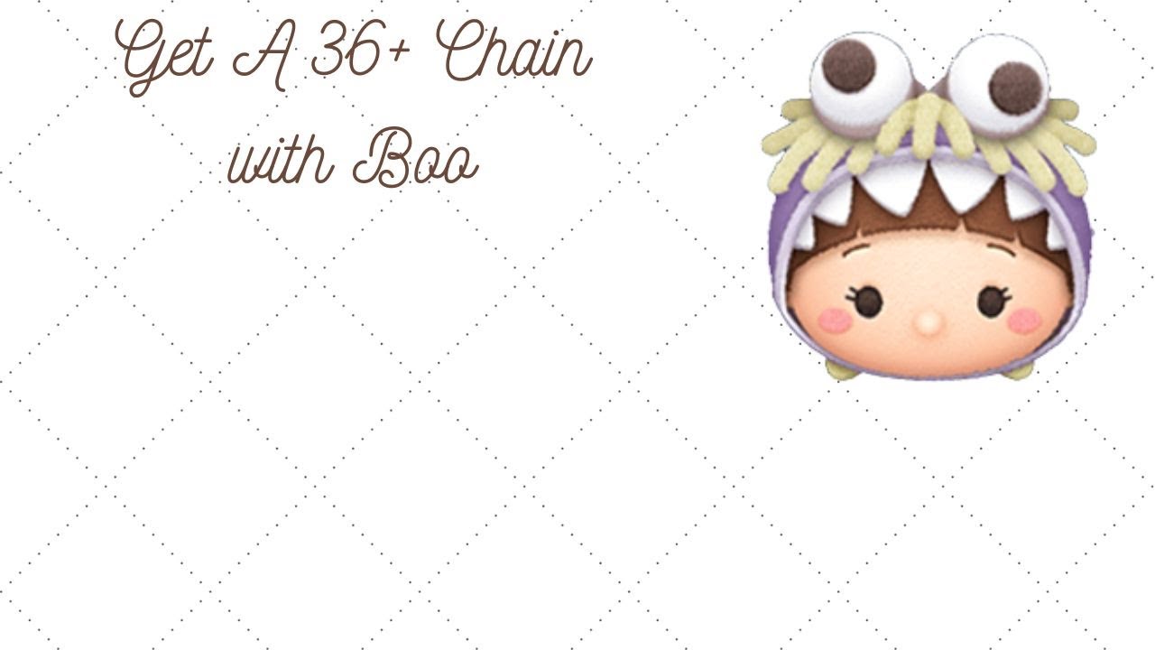 Disney Tsum Tsum - Poster Puzzle Monsters - Get A 36+ Chain - Boo - YouTube