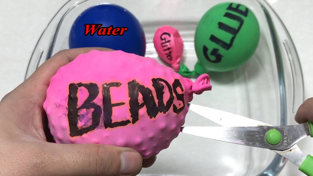 Making Crunchy Slime with Balloons Compilation - Satisfying Slime ...