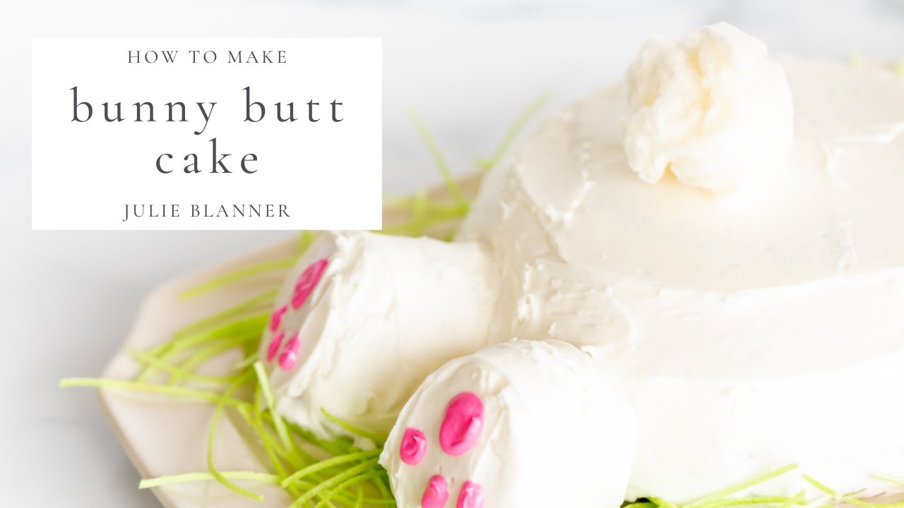 How to Make a Bunny Butt Cake - YouTube
