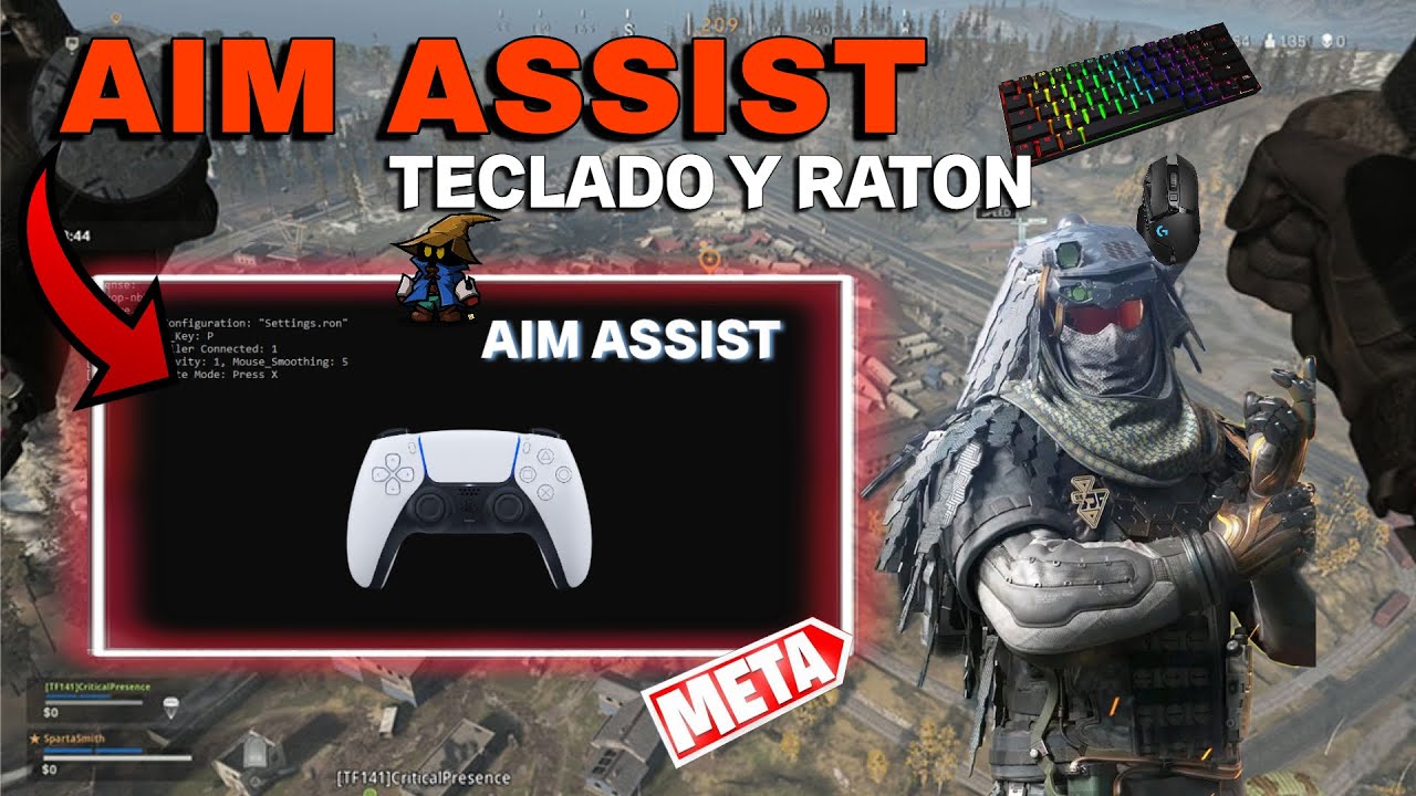 El mejor AIM ASSIST para COD Warzone en teclado y raton - YouTube