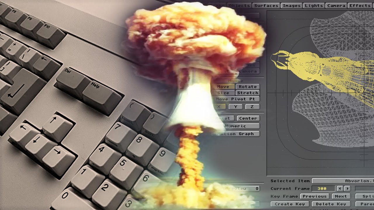 40-Year Old CGI Software Explodes. Or Is It The Computer? - YouTube