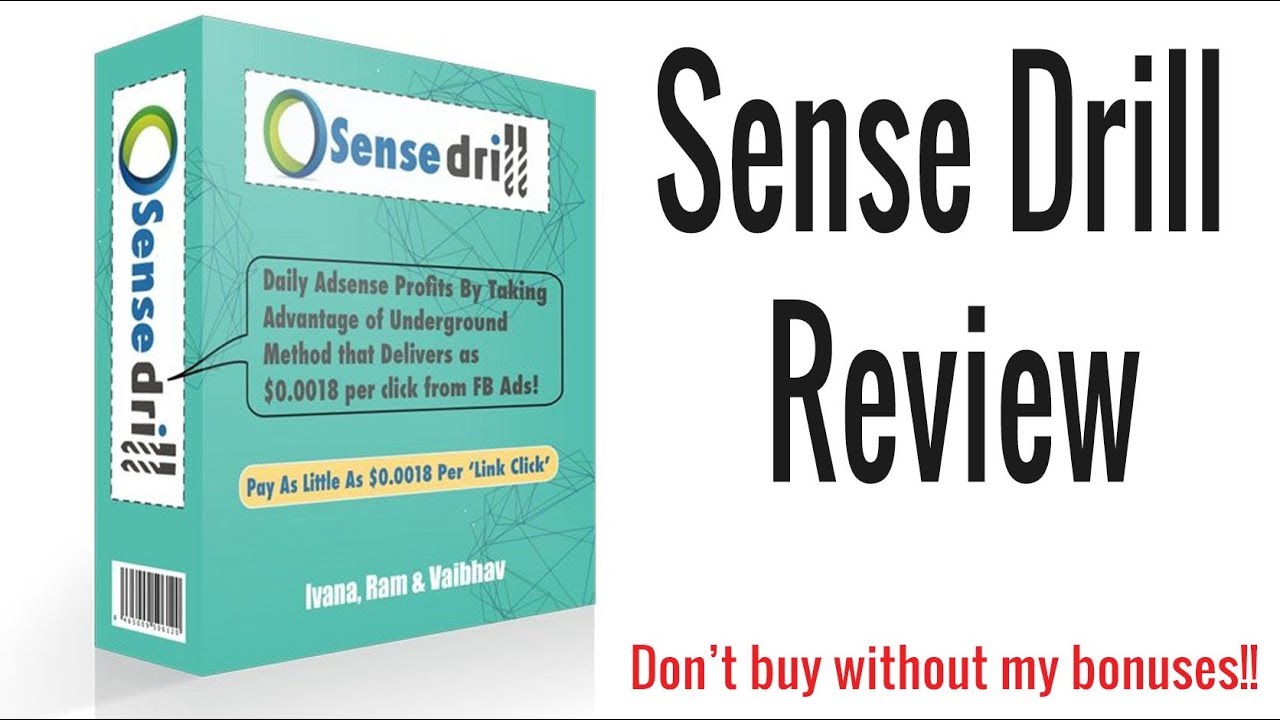 Sense Drill Review, Don't buy without my Bonuses - YouTube