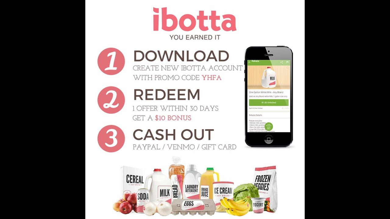 How to use Ibotta rebate app 9-15 - YouTube