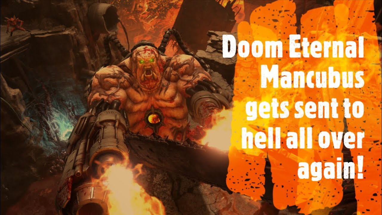 Doom Eternal Mancubus gets sent back to hell all over again! Crazy ...