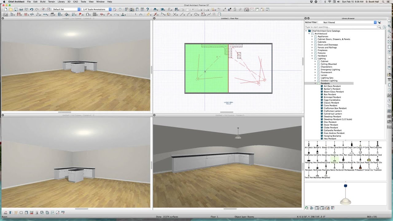 Lights on, Lights off video. Chief Architect Videos by dsh - YouTube