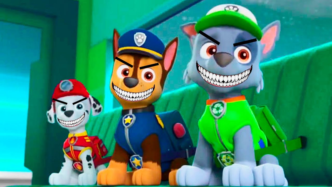 Paw Patrol The Mighty Movie | Chase & Marshall become Vampires! - Very ...