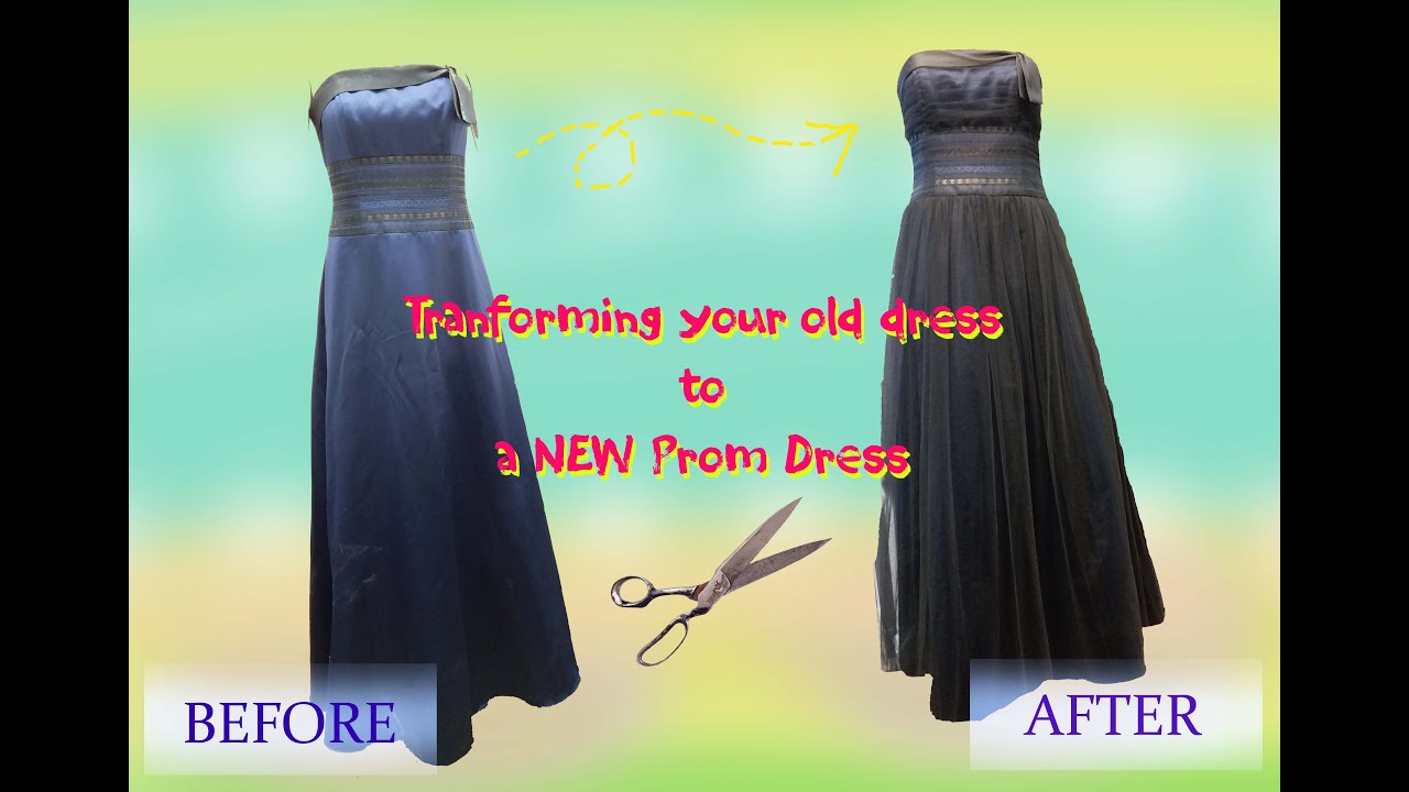 DIY How To Make redesign Your PROM DRESS YouTube diy-how-to-make-redesign-your-prom-dress-youtube