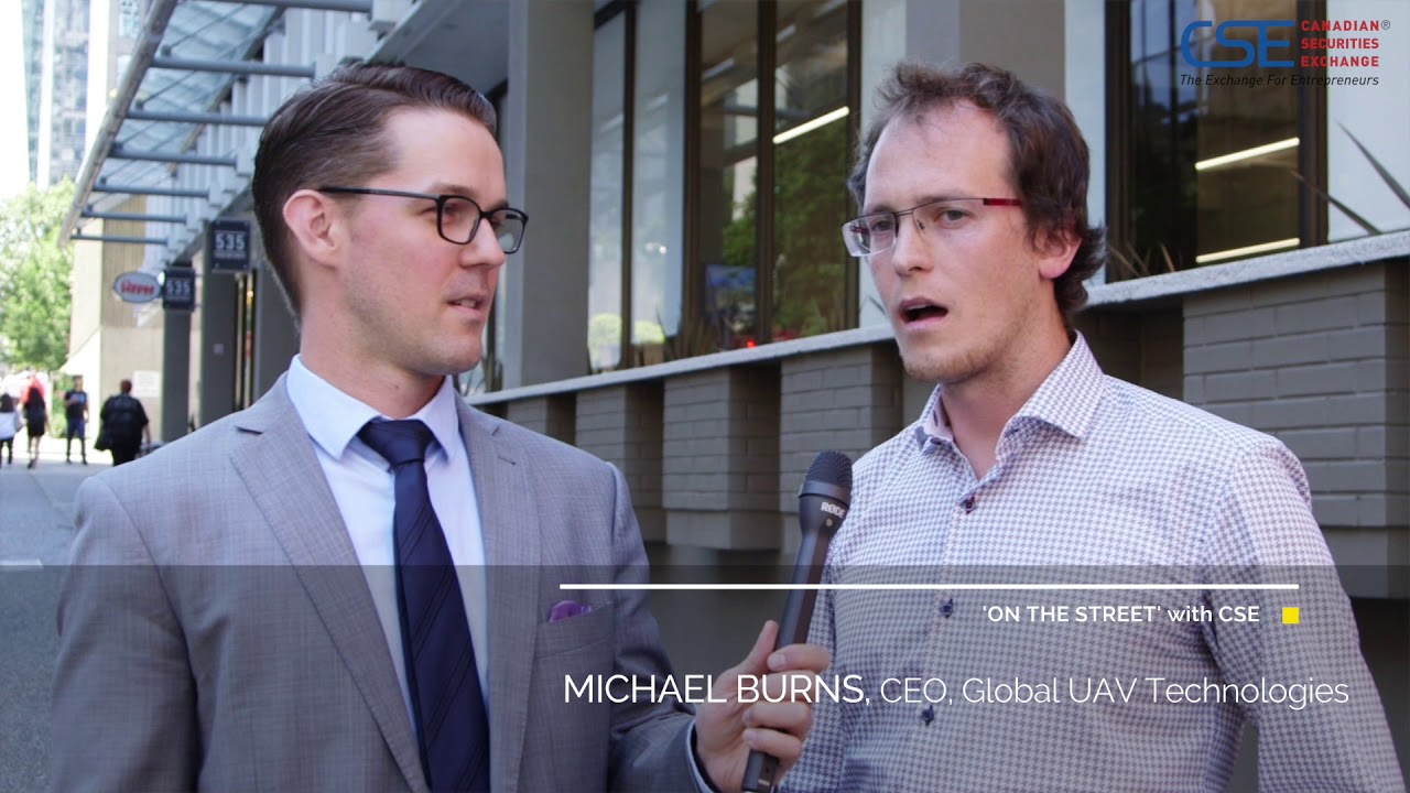 On the Street with Michael Burns, CEO of Global UAV Technologies Ltd ...