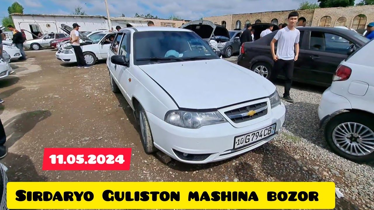 Guliston mashina bozor 11.05.2024 - YouTube