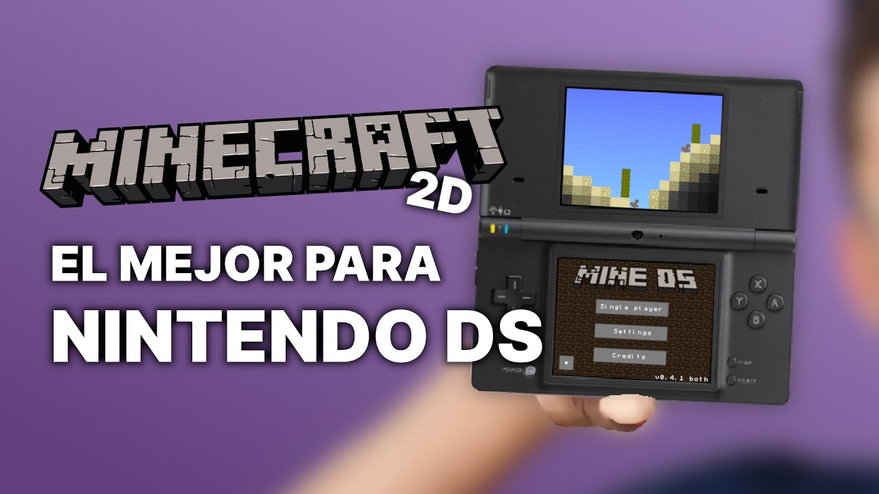 EL MEJOR MINECRAFT PARA NINTENDO DS (INCREÍBLE ADAPTACIÓN 2D CON MODO ...