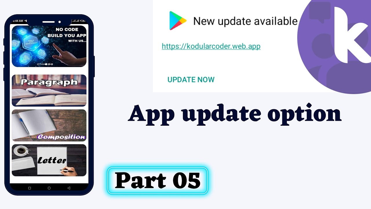 How to add updated notification in kodular Bangla Part 05 || World ICT ...