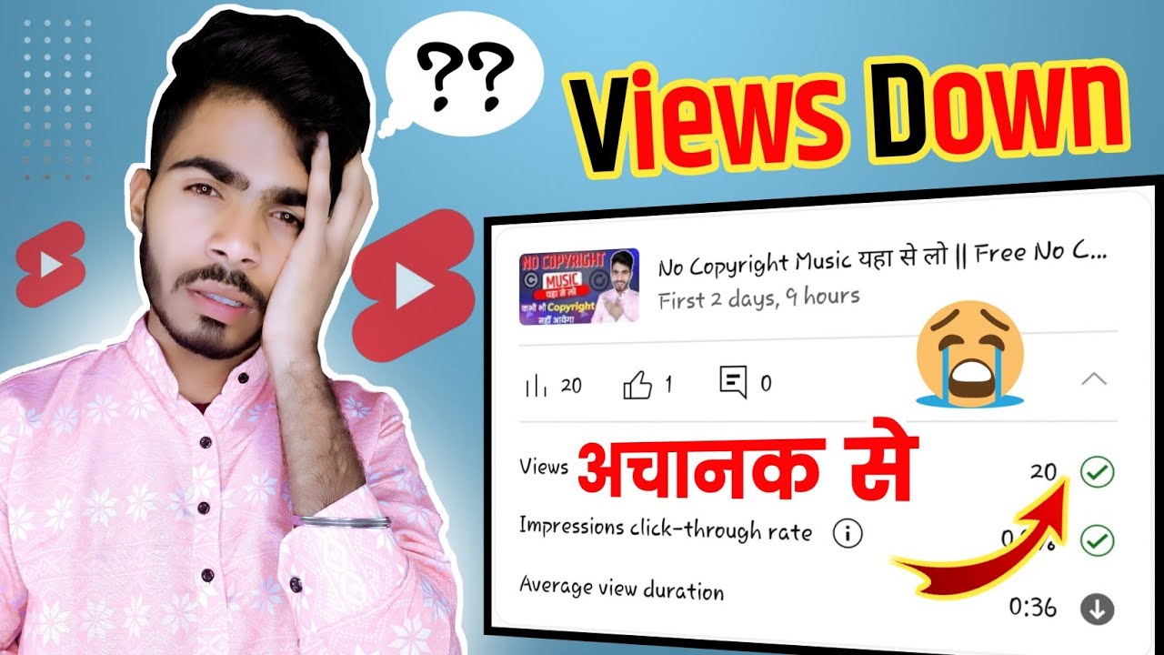 Youtube Views Down Problem 2023 || Views Down Kyu Hota Hai || Views Down Problem on Youtube ...
