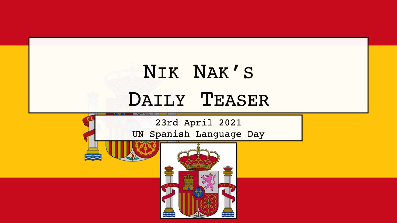 23rd April 2021 Teaser UN Spanish Language Day YouTube 23rd-april-2021-teaser-un-spanish-language-day-youtube
