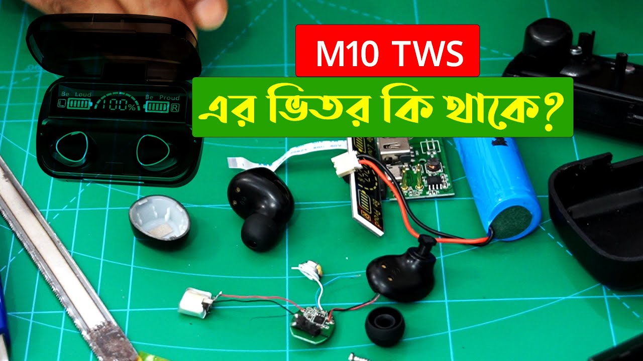 What inside in M10 TWS. - YouTube