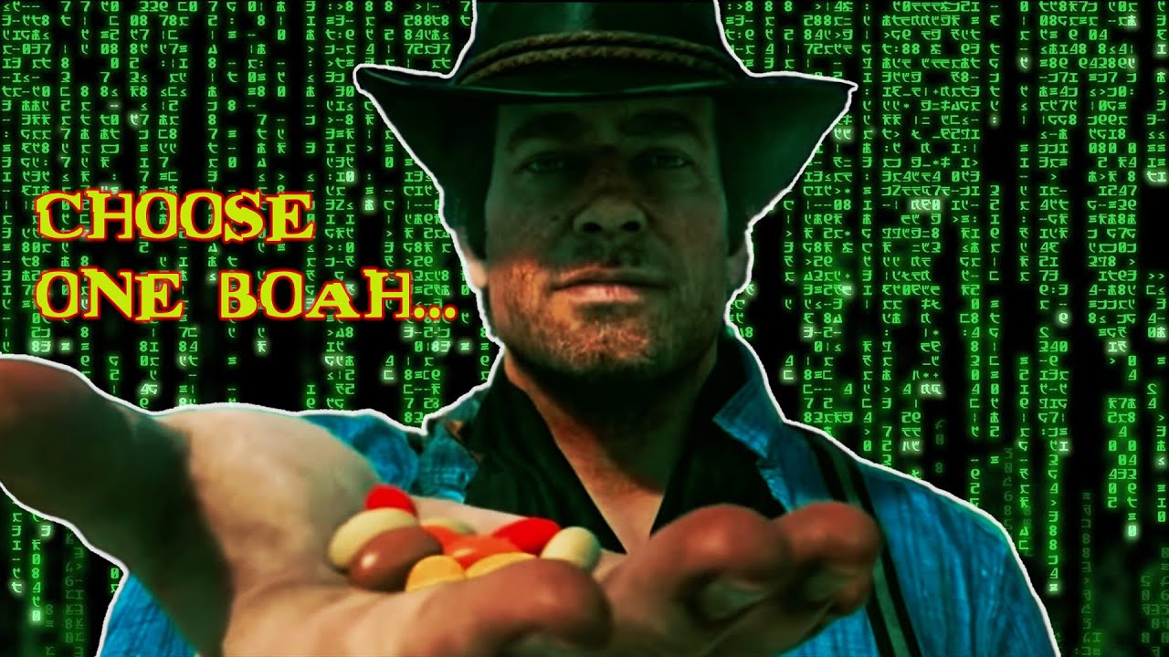 Arthur Morgan Offers Neo a Jelly Bean in The Matrix - YouTube
