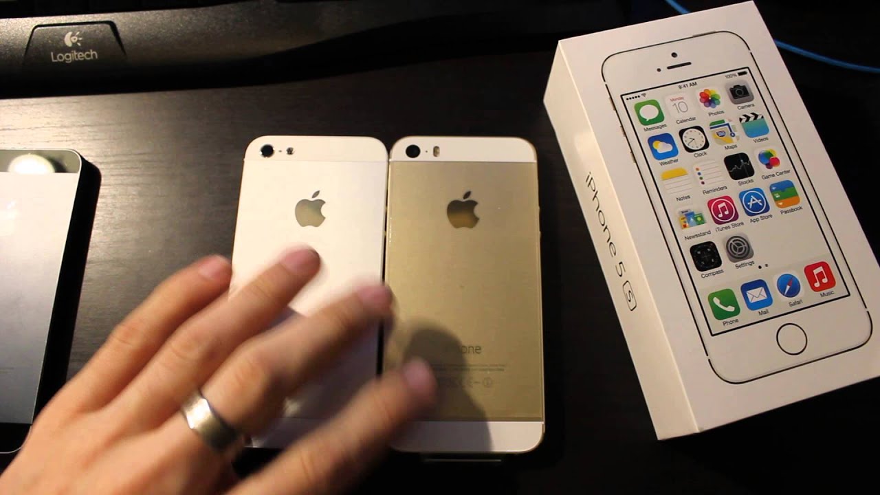 unboxing iPhone 5s Gold 64 gb [FR] - YouTube