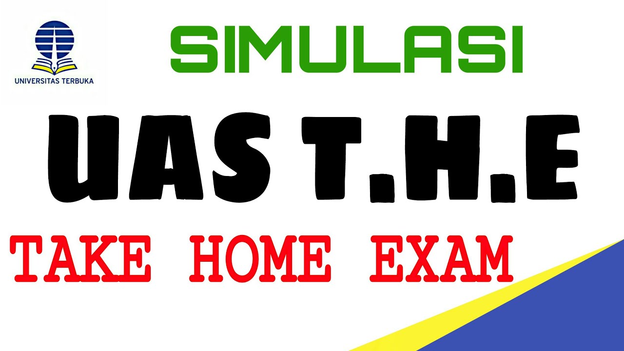 Tutorial UAS Take Home Exam (THE) 2021.2 UT, Mulai Login Hingga Unggah ...