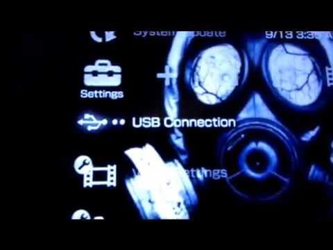Install custom themes on PSP - YouTube