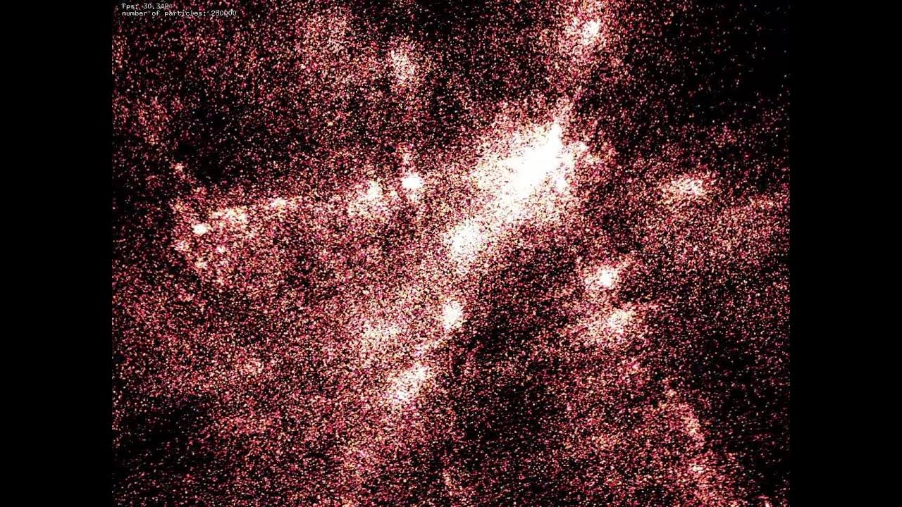 openFrameworks - Particle System Demo - YouTube