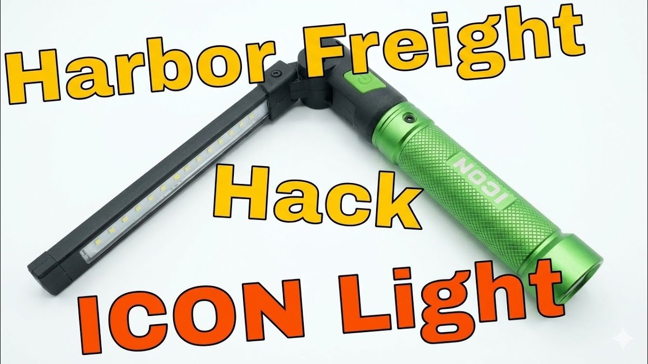 Harbor Freight ICON Light (Hack) #harborfreight #icon - YouTube