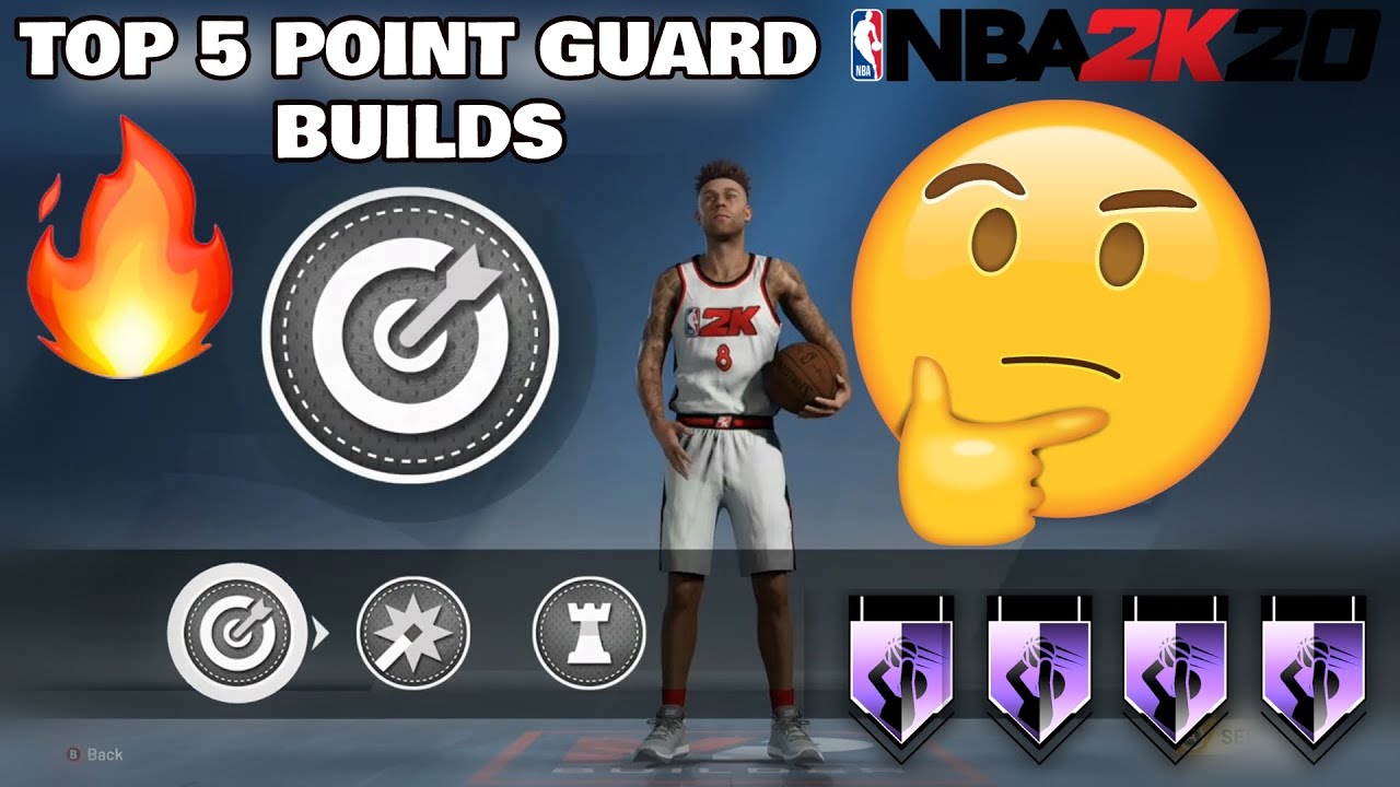 THE TOP 5 POINT GUARD BUILDS IN NBA 2K20 - YouTube