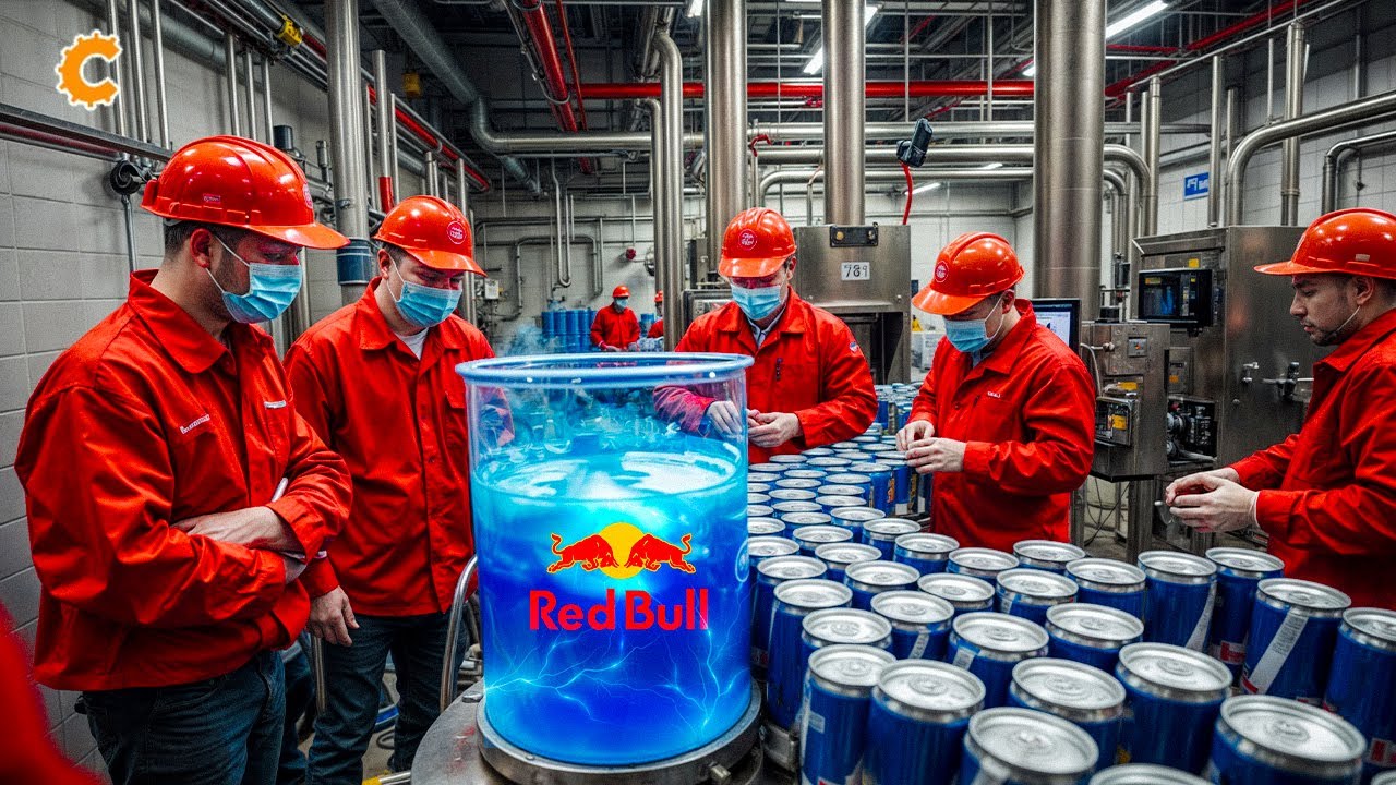 Como RED BULL é feito na fábrica. - YouTube