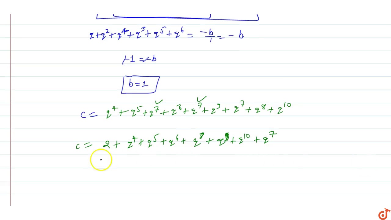 If q is one of the non-real seventh root of unity. Then find the ...