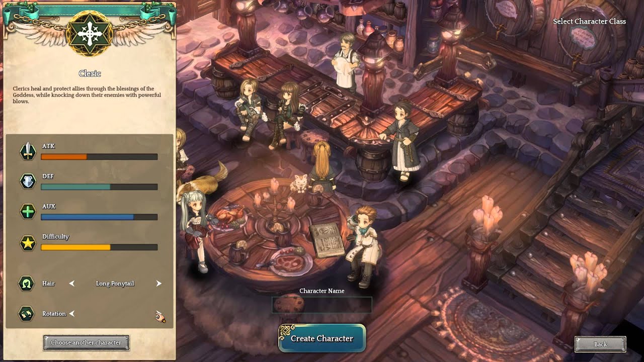 Tree Of Savior KR - Character Creation - YouTube
