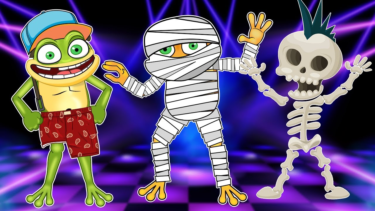 Crazy Frog Dance With Mummies - Funny Crazy Frog Cartoon - YouTube